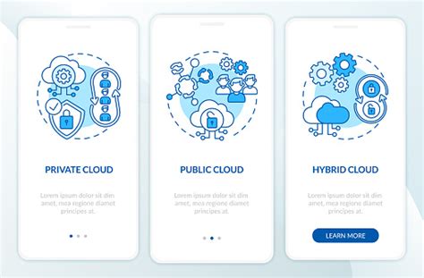 Saas 배포 유형 온보딩 모바일 앱 페이지 화면 개념 Saas에 대한 스톡 벡터 아트 및 기타 이미지 Saas 개념 그래픽 사용자 인터페이스 Istock