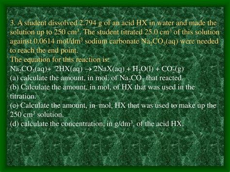 TITRATIONS LESSON OBJECTIVE At The End Of The Lesson You Should Be Able To Perform Acid Base