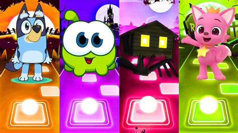 Bluey Bingo 🆚 Om Nom 🆚 Spider House Head 🆚 Pink Fong 🎶 Who Is Best