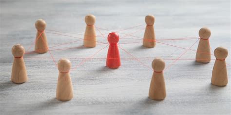 Premium Photo Network With Connected Human Figures Social Media