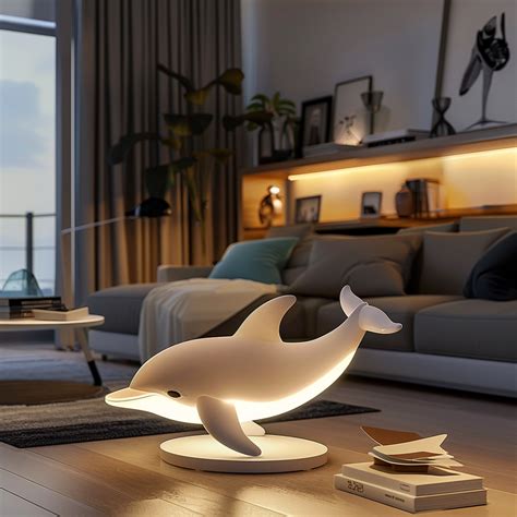 Oceanic Illumination Dive Into Dolphin Lamp Designs For Home Decor