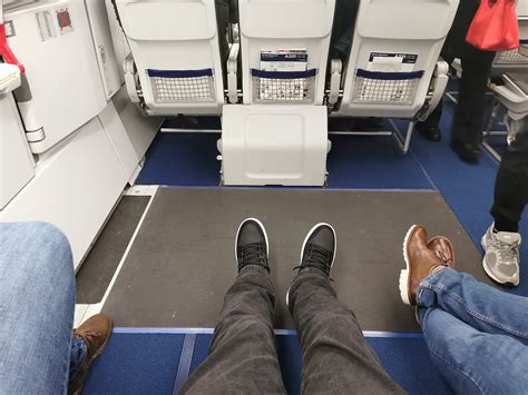 Almost Too Much Legroom On The Exit Row Of An A321 Airbus R Tall
