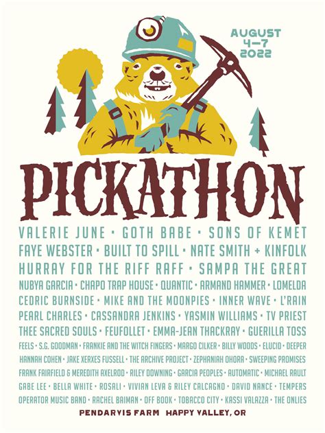 2022 Pickathon Festival Returns See The Lineup