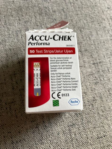 FREE Accu Chek Performa Blood Glucose Test Strips Health Nutrition Medical Supplies Tools