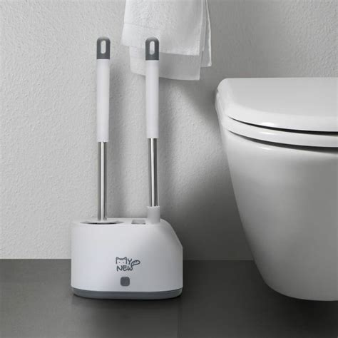 마이뉴코리아 화장실 벽걸이형 변기솔 브러쉬 세트 티몬