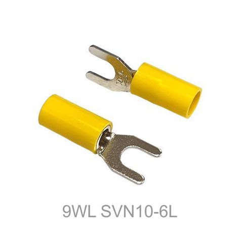 Insulated Fork Terminal Lug Cable Lug 6mm² To 10mm² M6 6 10 Awg 20pcs Singapore Eezee