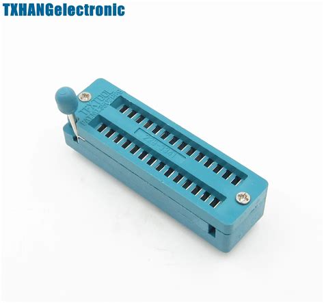 PCS P Pin Body Universal ZIF Test DIP IC Socket Connector In Integrated Circuits From