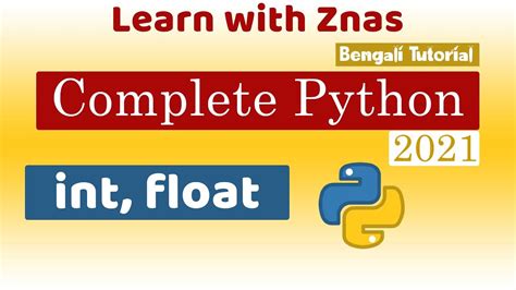 String Int And Float Data Types Chapter 21 Youtube