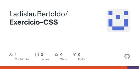 GitHub LadislauBertoldo Exercicio CSS