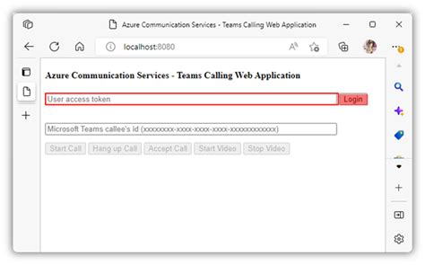 Build Your First Teams Calling Application Code Samples Microsoft Learn