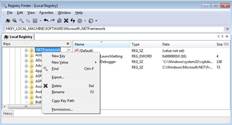 Registry Finder A Smarter Registry Editor