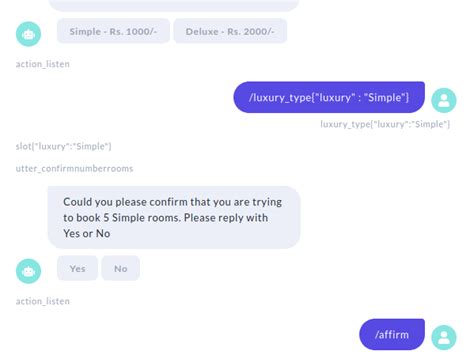 Rasa X Button Payload Being Printed Deprecated Feedback On Rasa X