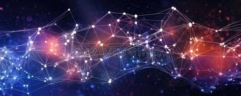 Abstract Background With A Network Of Interconnected Lines And Nodes Symbolizing Connectivity