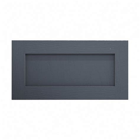 Chilcomb Grain Navy 360mm X 700mm Half Height Kitchen Door Or Drawer
