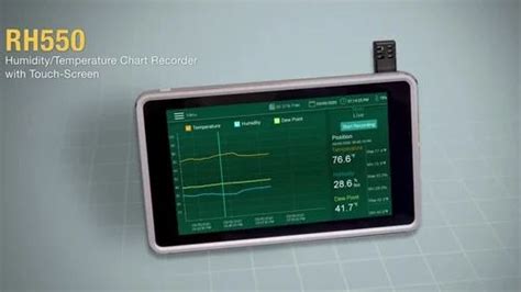 Extech Rh550 Humidity Temperature Chart Recorder With Touch Screen At Best Price In New Delhi