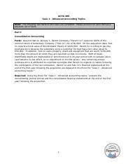 Advanced Accounting Topics Consolidation And Foreign Currency Course