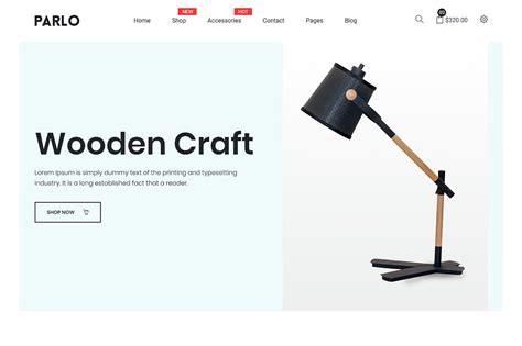 Parlo ECommerce Bootstrap 4 Template Fastcode Space