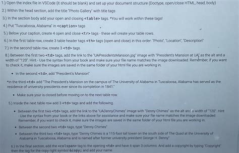 Solved 1 Open The Index File In Vscode It Should Be