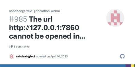 The Url 1270017860 Cannot Be Opened In Local Browser · Issue
