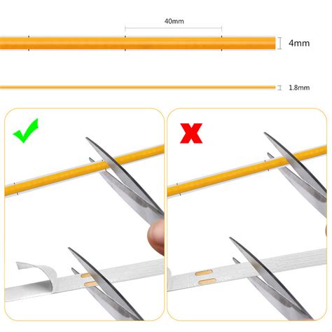 Badu Bg Неонови светодиодни ленти за кухнята под гардероба Декор на шкафа 12v Cob Led лента