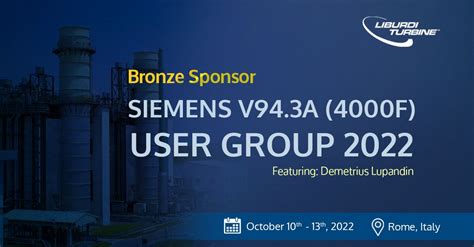 Liburdi Is Proud To Be A Bronze Sponsor For The Sgt5 4000f User Group Conference Liburdi