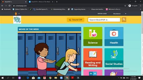 Brainpop Jr Resursundan Istifadə Youtube