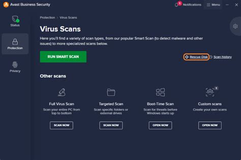 Scanning Devices With Rescue Disk