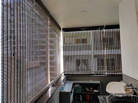 Rectangular Shape Attractive Pattern Exterior Blinds For Window Use At