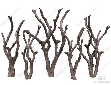 骨架树su模型下载【id 1138704095】 知末su模型网