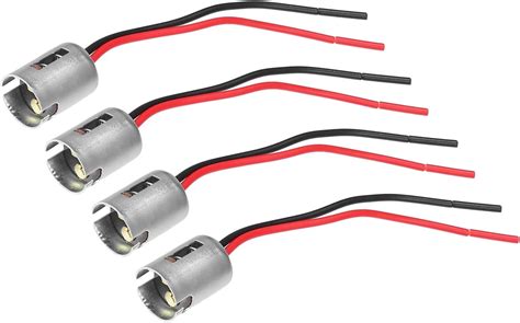 Motoforti 4 Pcs Universal 1176 Ba15d Car Bulb Socket Auto