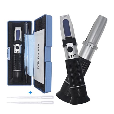 Handheld Beer Refractometer Brewing Brix 0 32 10 Grandado