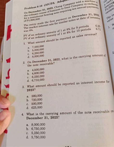 Problem AICPA Adapted On December StudyX