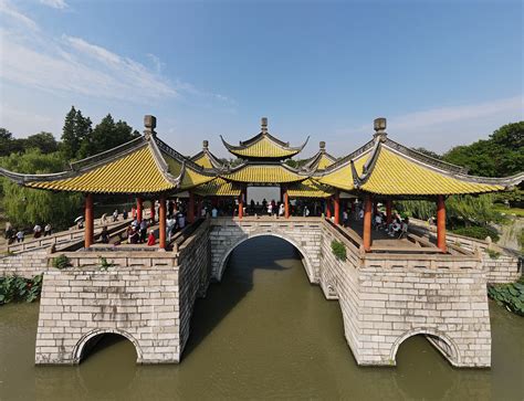 江苏扬州瘦西湖初秋美景醉游人