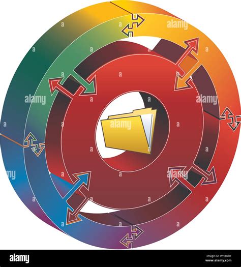 Process Circle Diagram Stock Vector Image Art Alamy