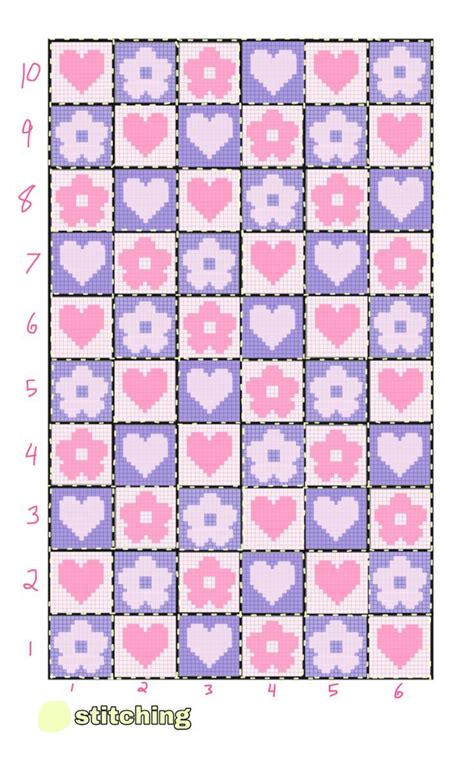 Pin By Violet🥺 On Crochet Graph Crochet Crochet Square Patterns Pixel Crochet