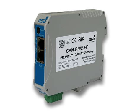 New Gateway Connects Can Fd With Profinet