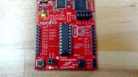 MSP430 LED Blink YouTube