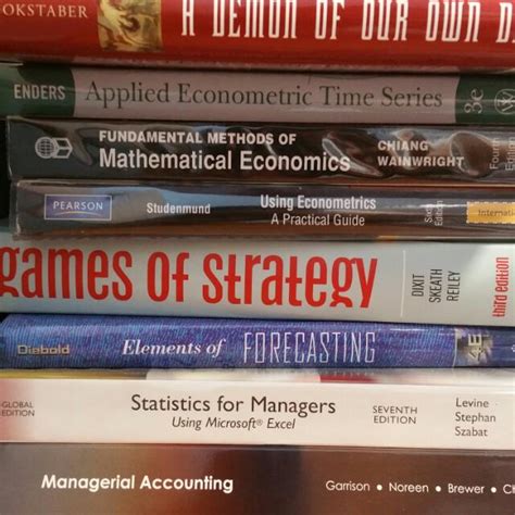 Economics Econometrics Textbooks For Smu Hobbies And Toys Books And Magazines Textbooks On Carousell