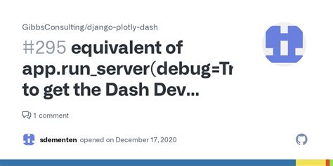 Equivalent Of App Run Server Debug True To Get The Dash Dev Tools