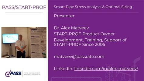 Pass Start Prof Capabilities For Pipe Stress Analysis Of Power And