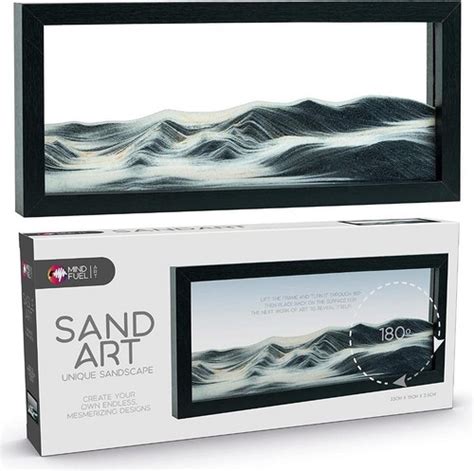 Moving Sand Art Picture Rectangle Glass 3d Sandscape Motion Display