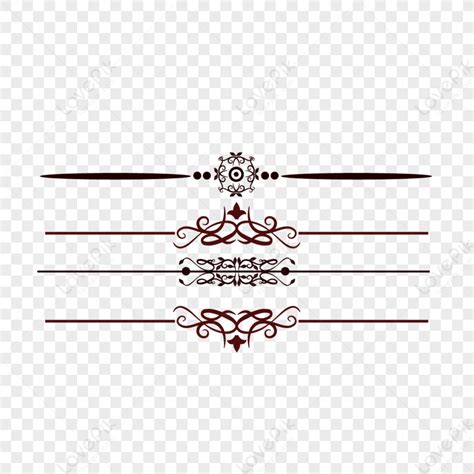 유럽 장식 라인꽃 무늬현대의부티크 Png 일러스트 무료 다운로드 Lovepik
