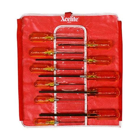 Xcelite Ln11 Allen Hex Socket Screwdriver Set With Roll Up Case