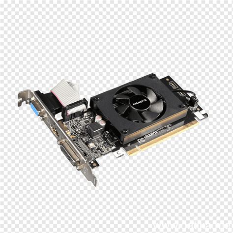 그래픽 카드 및 비디오 어댑터 Pci Express Gddr3 Sdram Digital Visual Interface Ax 컴퓨터 기술 케이블 Png Pngwing