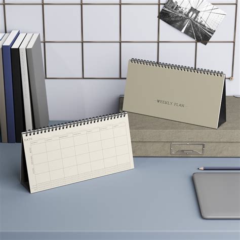 Weekly Desk Calendar Etsy