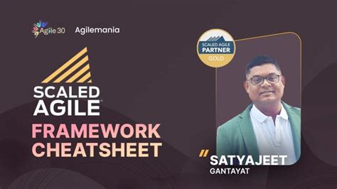 Learn Safe With This Cheat Sheet Scaled Agile Safe® Training By Agilemania Posted On The