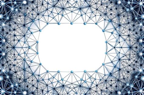 3d Ai Driven Neural Network Frame Concept Innovative Technology Design With Minimalistic Neural