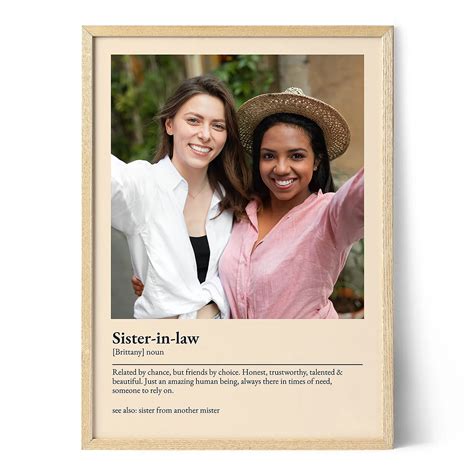 Sister In Law Definition Poster Positive Prints