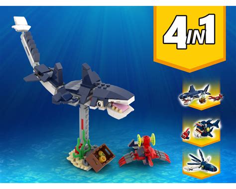Lego Moc 31088 Sea Monster Alternative Build By Buildmaster Rebrickable Build With Lego