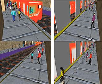 Pedestrian Flow Simulation To Prove Effectiveness Of Subway Barriers AnyLogic Simulation Software